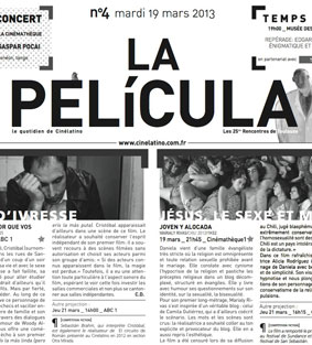 Cinélatino | La Pelicula – n°4 mardi 19 mars 2013 (PDF)